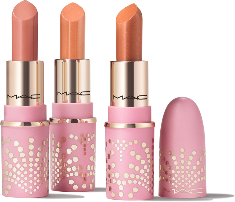 MAC Cosmetics Bubbles & Bows Taste of Bubbly Mini Lipstick Kit gift set ...