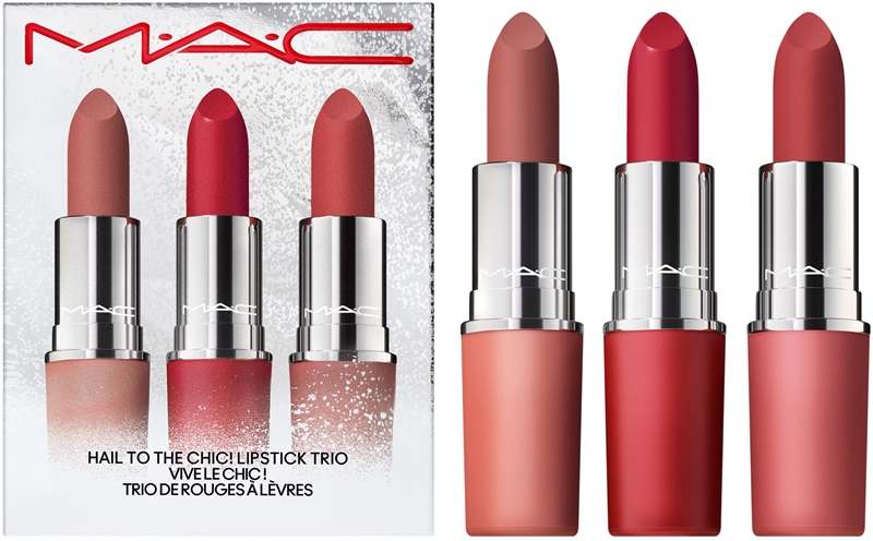 MAC Cosmetics Holiday Hail To The Chic! Lipstick Trio gift set (for ...