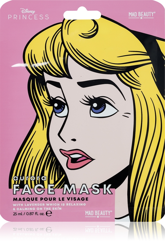 Mad Beauty Disney Princess Aurora Calming Face Sheet Mask with lavender ...