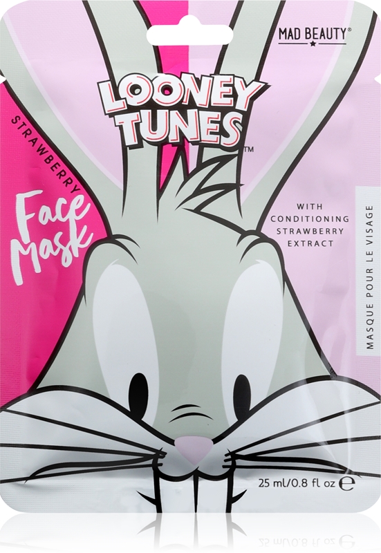 Mad Beauty Looney Tunes Bugs Bunny moisturising face sheet mask with ...