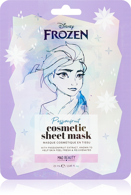Mad Beauty Frozen Elsa máscara em filme com efeito hidratante e ...