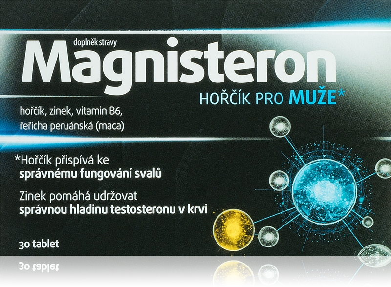 Magnisteron Hořčík pro muže tablety na regeneraci svalů | notino.cz