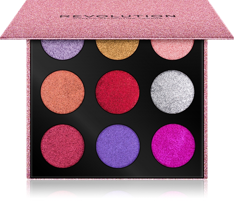 Makeup Revolution Pressed Glitter Palette Pressed Shimmer Palette ...