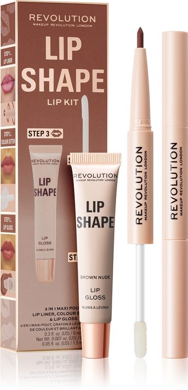 Makeup Revolution Lip Shape Kit Lūpu kopšanas līdzekļu komplekts ...