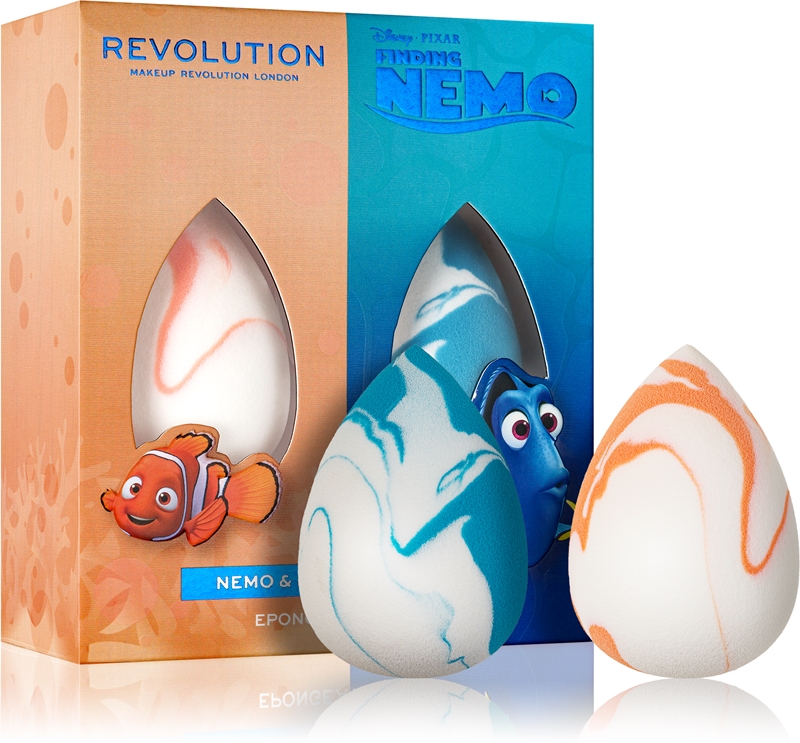 Makeup Revolution X Finding Nemo Nemo & Dory houbička na make-up ...