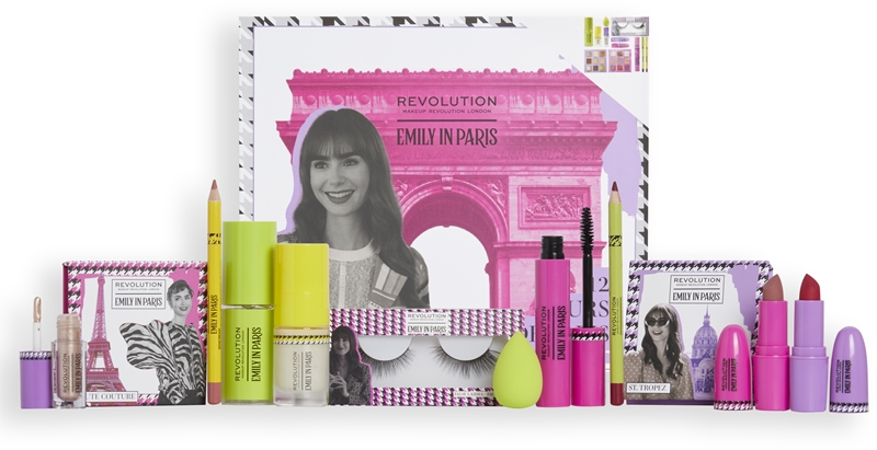 Makeup Revolution X Emily In Paris adventní kalendář 12 Days in Paris ...