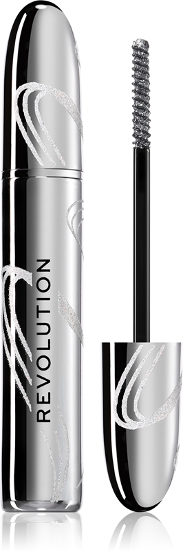 Revolution Metallic Muse Silver Glitter Top Coat máscara de pestanas ...