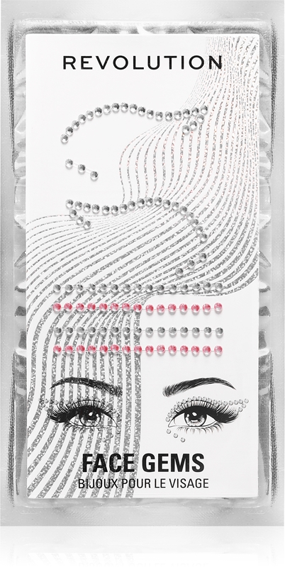 Makeup Revolution Metallic Muse Face Gems stickers for the face | notino.ie