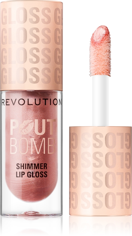 Makeup Revolution Shimmer Gloss trblietavý lesk na pery recenzia ...