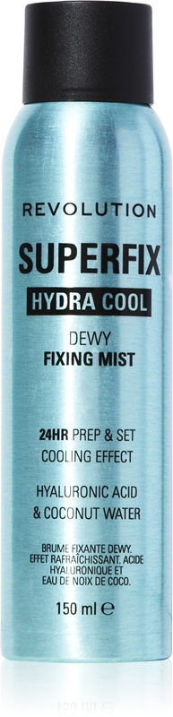 Makeup Revolution Superfix Hydra Cool spray fixador de maquilhagem com ...