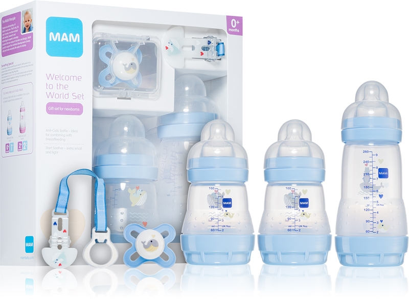 MAM Welcome to the World Blue gift set for babies | notino.co.uk