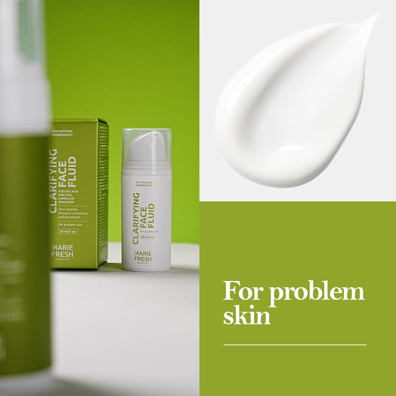 Marie Fresh Cosmetics Anti Acne Face Fluid crème visage anti-acné ...