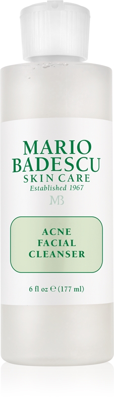 Mario Badescu Acne Facial Cleanser cleansing gel for oily acne-prone ...