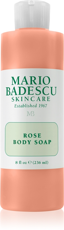 Mario Badescu Rose Body Soap energizujúci sprchový gél s ružovým olejom ...
