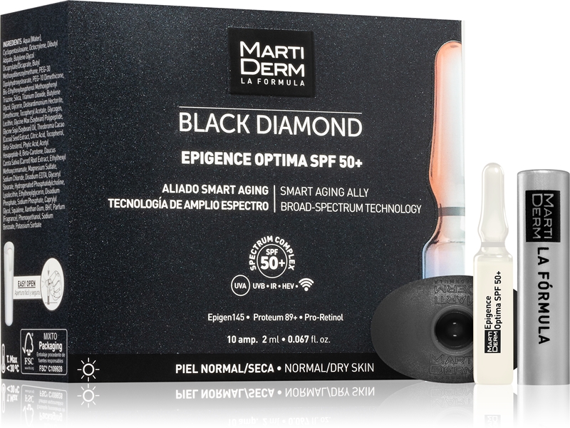 MartiDerm Black Diamond Epigence Optima SPF 50+ Schutz-Serum in ...