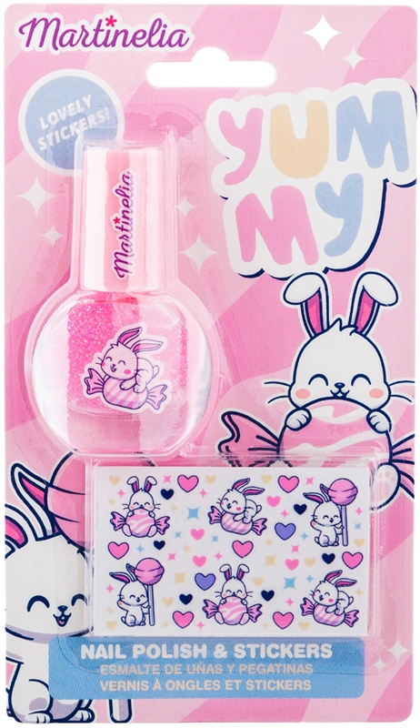 Martinelia Yummy Polish & Stickers set for children | notino.co.uk