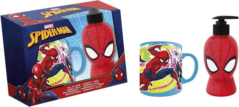 Marvel Spiderman Bubble Bath and Shampoo Gift Set for children | notino.ie