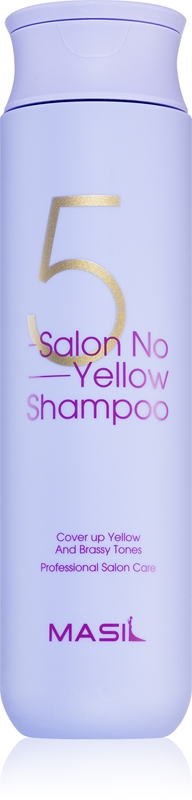 MASIL 5 Salon No Yellow Paarse Shampoo neutraliseert gele Tinten ...