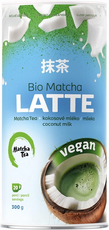 Matcha Tea Matcha Latte Vegan BIO prášok na prípravu nápoja s matchou ...