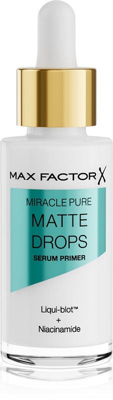 Max Factor Miracle Pure Matte Drops Primer to smooth and mattify your ...