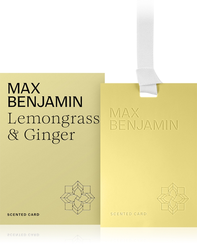 MAX Benjamin Lemongrass & Ginger fragrance card | notino.co.uk