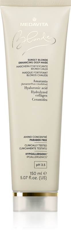 Medavita Blondie Sunset Blonde Enhancing Deep Mask intense mask for ...