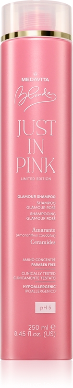 Medavita Blondie Just In Pink Shampoo for Blonde Hair for hair colour ...