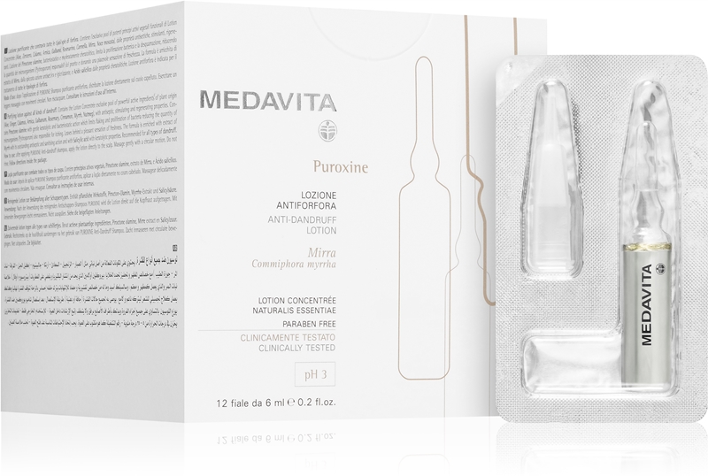 Medavita Puroxine Anti-Dandruff Lotion sérum cuir chevelu anti ... Medavita Puroxine Anti-Dandruff Lotion sérum cuir chevelu anti ...