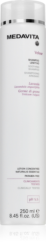 Medavita Velour Soothing Shampoo Soothing Shampoo for sensitive and ...