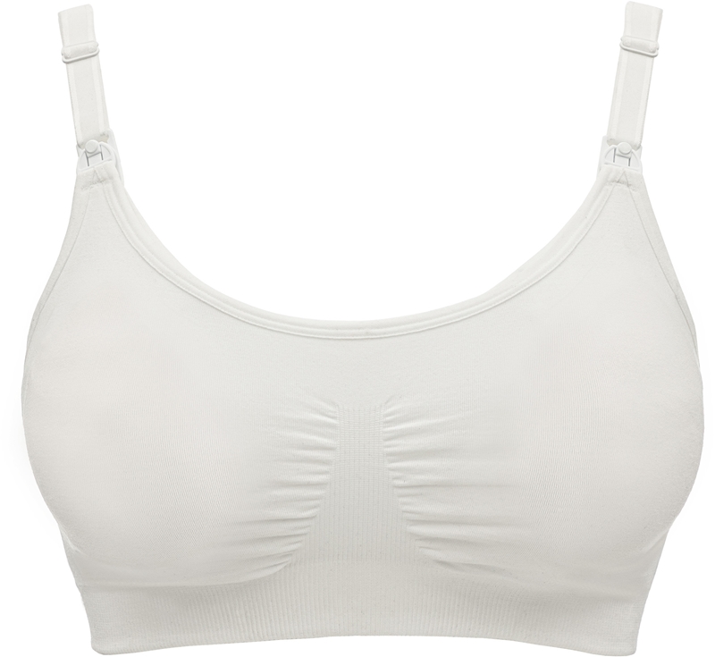 Medela Nursing & Pumping Bra White graviditets- og amme-bh 3-i-1 ...