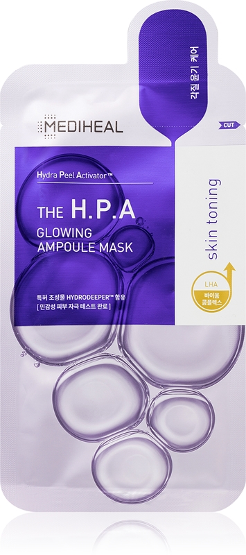 MEDIHEAL Ampoule Mask The H.P.A masque tissu pour une peau lumineuse et ...