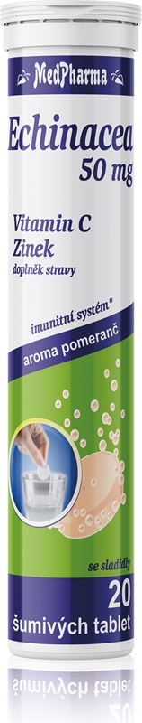 MedPharma Echinacea 50mg+vit.C+Zn šumeće tablete za jači imunitet ...