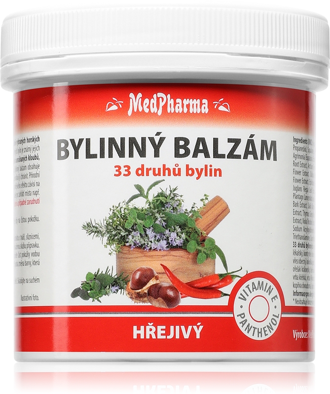 MedPharma Bylinný balzám hřejivý Natural Balm for muscles, joints and ...