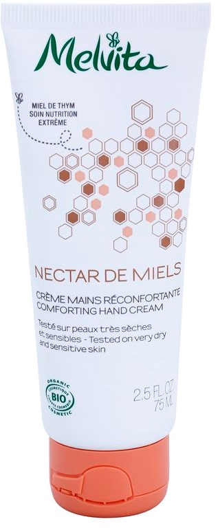 Melvita Nectar de Miels Restorative Hand Cream for dry and sensitive ...
