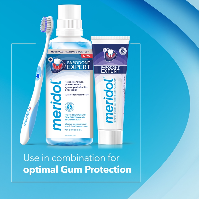 Meridol Parodont Expert toothpaste against gum bleeding and periodontal ...
