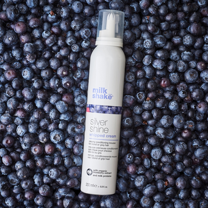 Milk Shake Silver Shine cream mousse for blonde hair neutralising ...