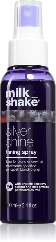 Milk Shake Silver Shine Toning Spray Tönungsspray für blonde und graue ...