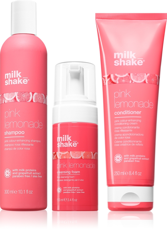 milk_shake Pink Lemonade Set zestaw do włosów blond i z balejażem