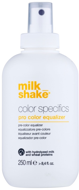 Milk Shake Color Specifics Pro Color Equalizer Hair Care before dyeing ...
