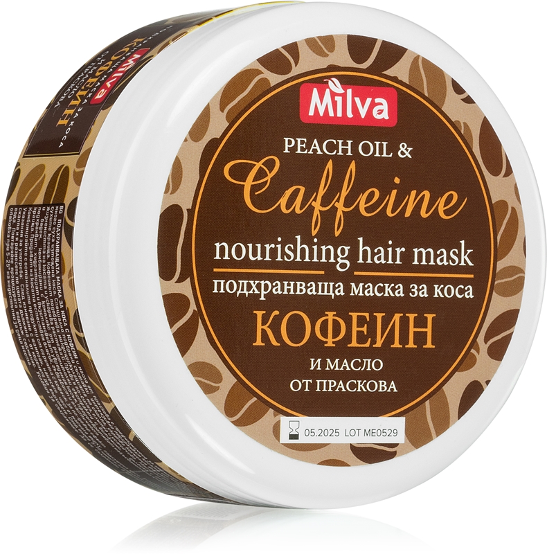 Milva Caffeine Maske mit ernährender Wirkung Für normales bis trockenes ...