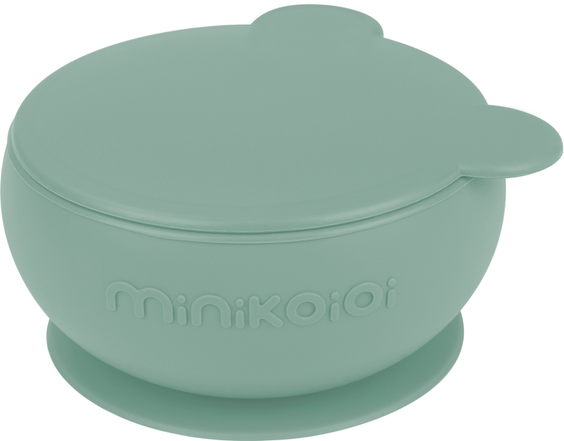 Minikoioi Bowl River Green bol en silicone avec ventouse | notino.fr