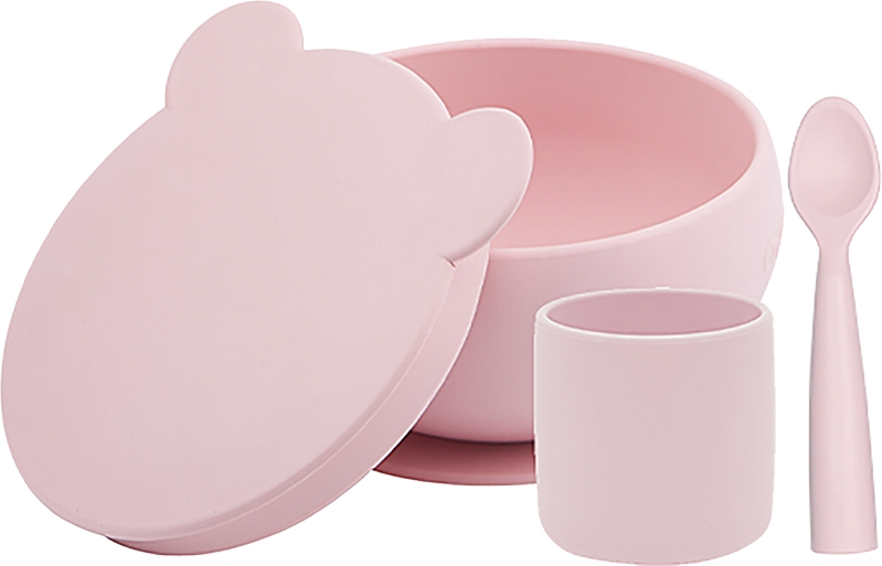 Minikoioi BLW I Pinky Pink dinnerware set | notino.co.uk