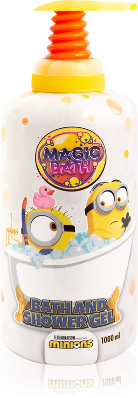 Minions Magic Bath Bath & Shower Gel sprchový a koupelový gel pro děti ...