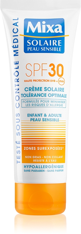 MIXA Sun sunscreen cream for sensitive skin | notino.co.uk