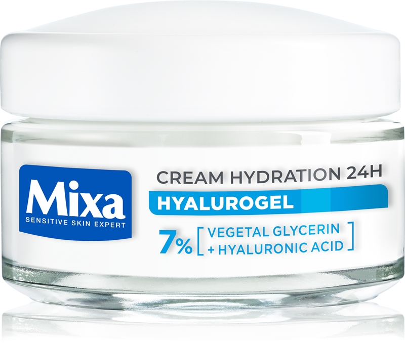 MIXA Hyalurogel Light moisturising face cream with hyaluronic acid ...