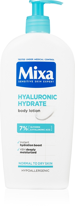 MIXA Hyalurogel Deeply Moisturising Body Lotion for dry and sensitive ...