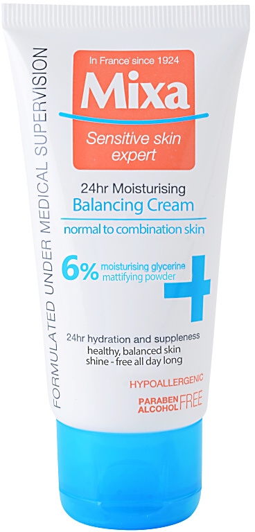 MIXA 24 HR Moisturising Balancing And Moisturizing Cream for Normal and ...