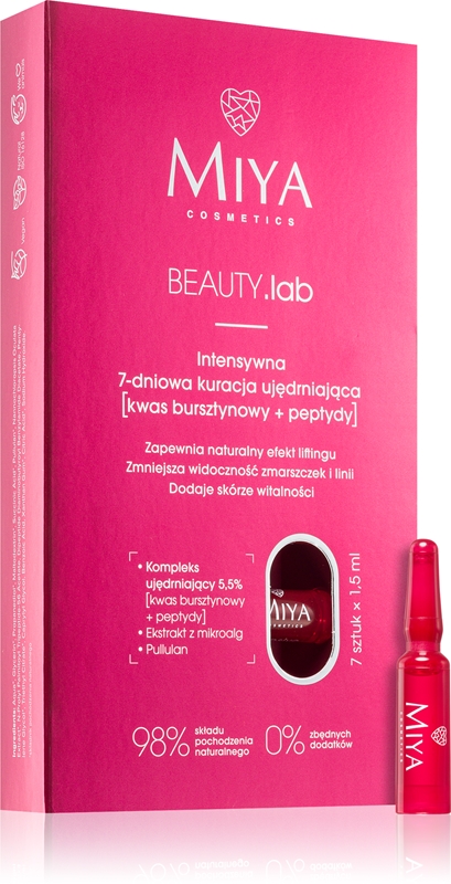 MIYA Cosmetics BEAUTY.lab intensive treatment with firming effect ...