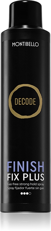 Montibello Decode Finish Fix Plus Spray Haarlack mit starker Fixierung