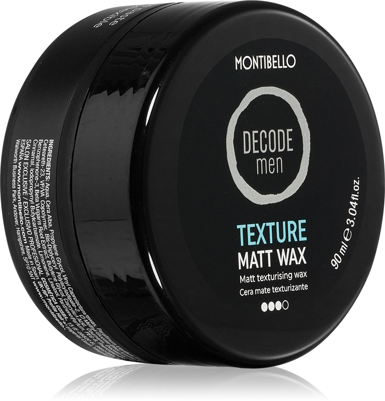 Montibello Decode Men Texture Hair Styling Wax for men | notino.ie